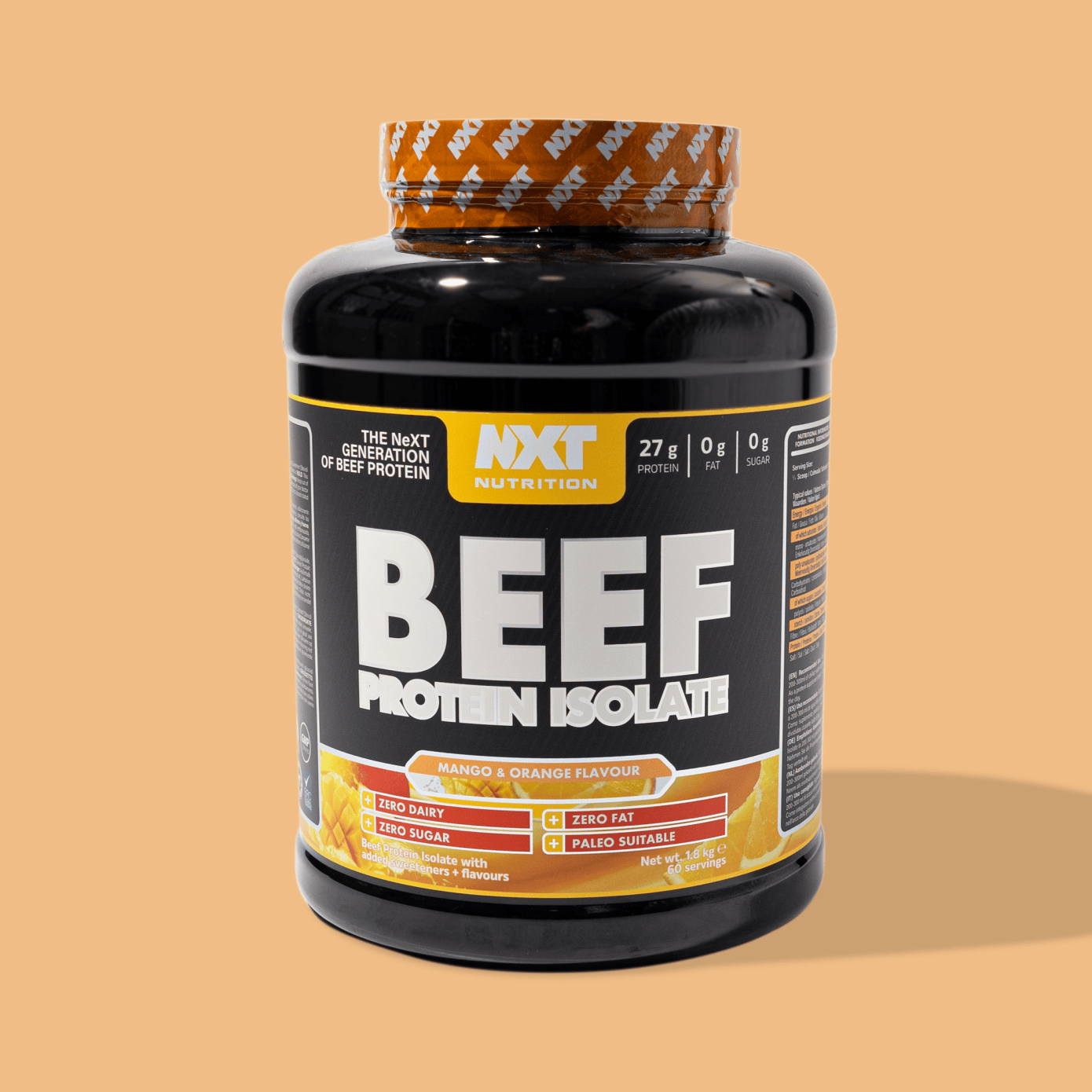 NXT Beef Protein Isolate 1.8kg - Mango and Orange – Prepped Pots ...