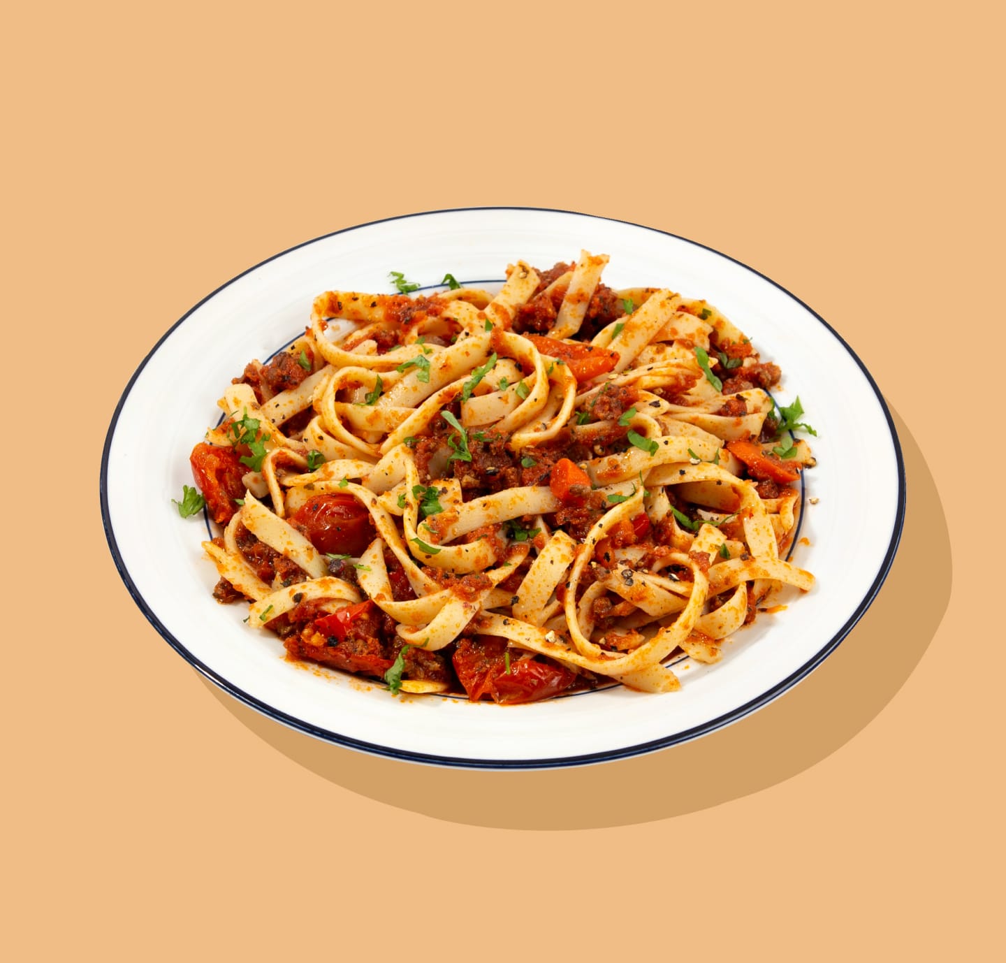 Beef Ragu And Cherry Tomato Tagliatelle Prepped Pots Prepped Pots Musclefood